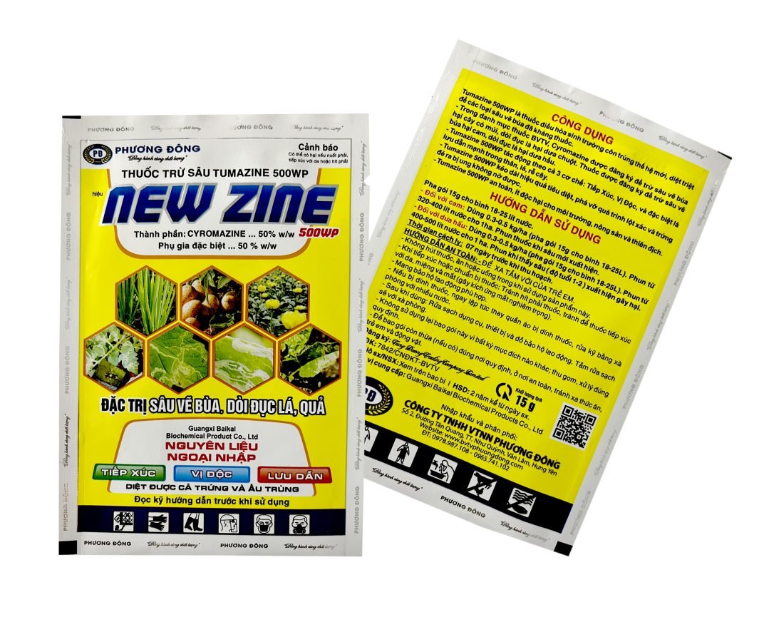 TUMAZINE HIỆU NEW ZINE 500WP – Bảo vệ thực vật Phương Đông